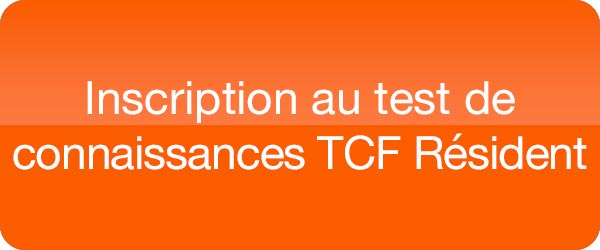 Inscription au test de connaissance TCF / IRN - Acfal Formation